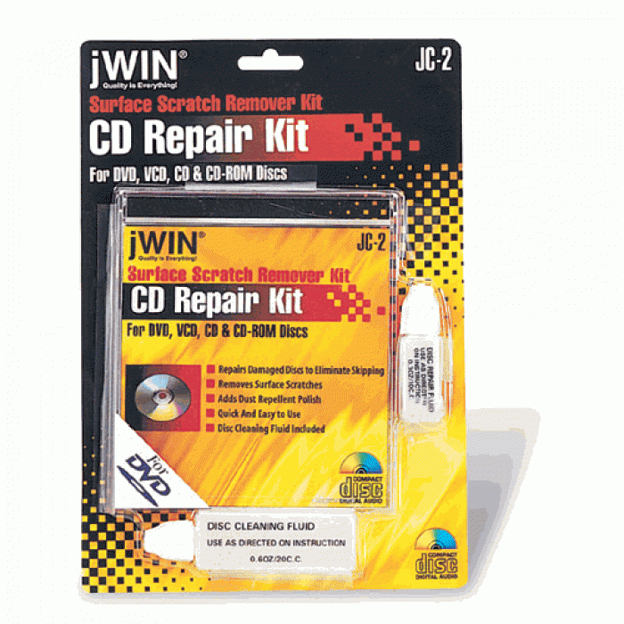 Buy From Radioshack online in Egypt JWIN CD Repair Kit CD, CD Rom DVD ...